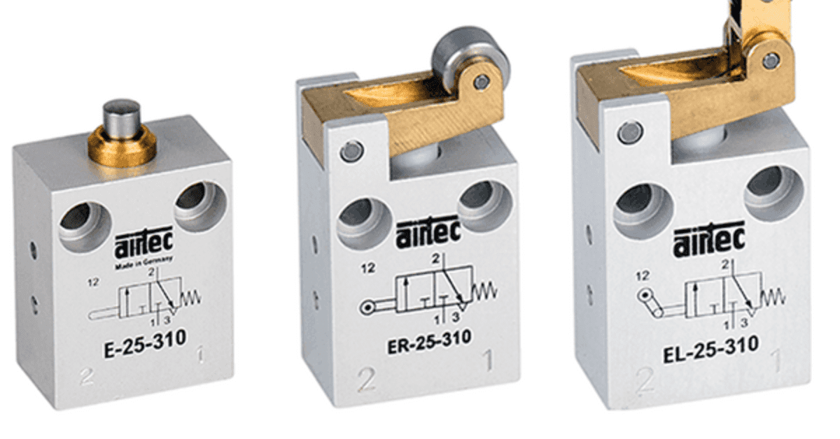 Airtec: Mechanicky řízené ventily | PKfluid